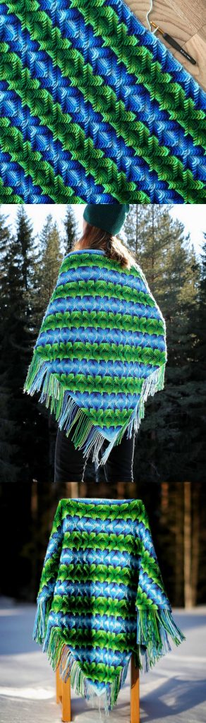 Crochet Triangle Wrap