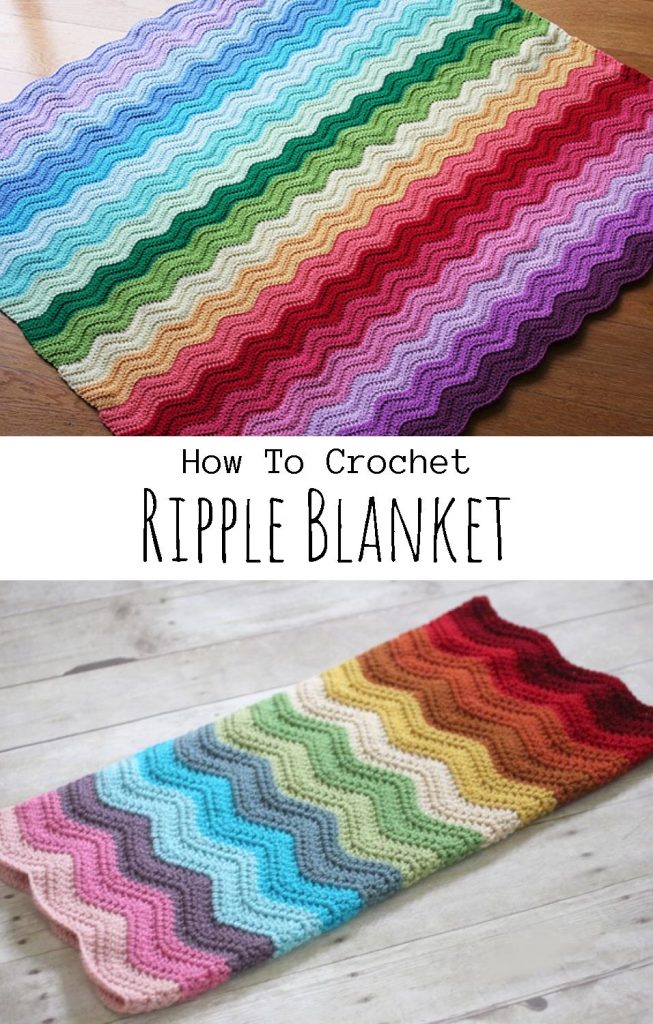 Crochet Ripple blanket