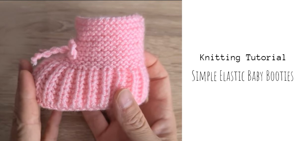 Knit Simple Elastic Slippers