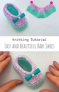Knit Easy and Beautiful Baby Shoes